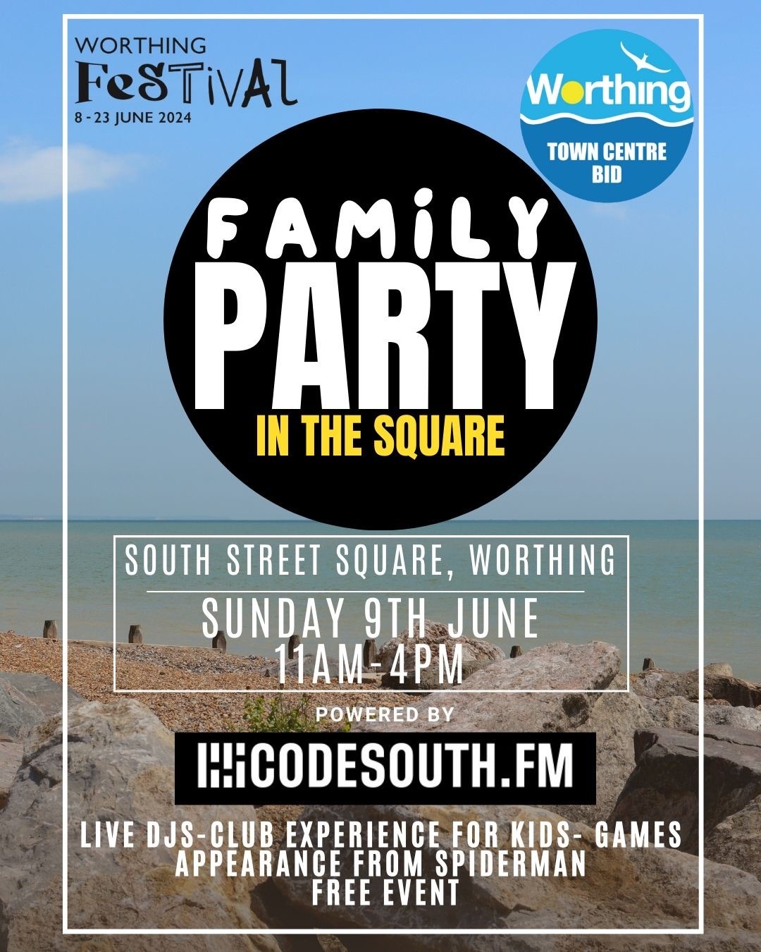 Music Stage In South Street Square - Worthing Town Centre BID