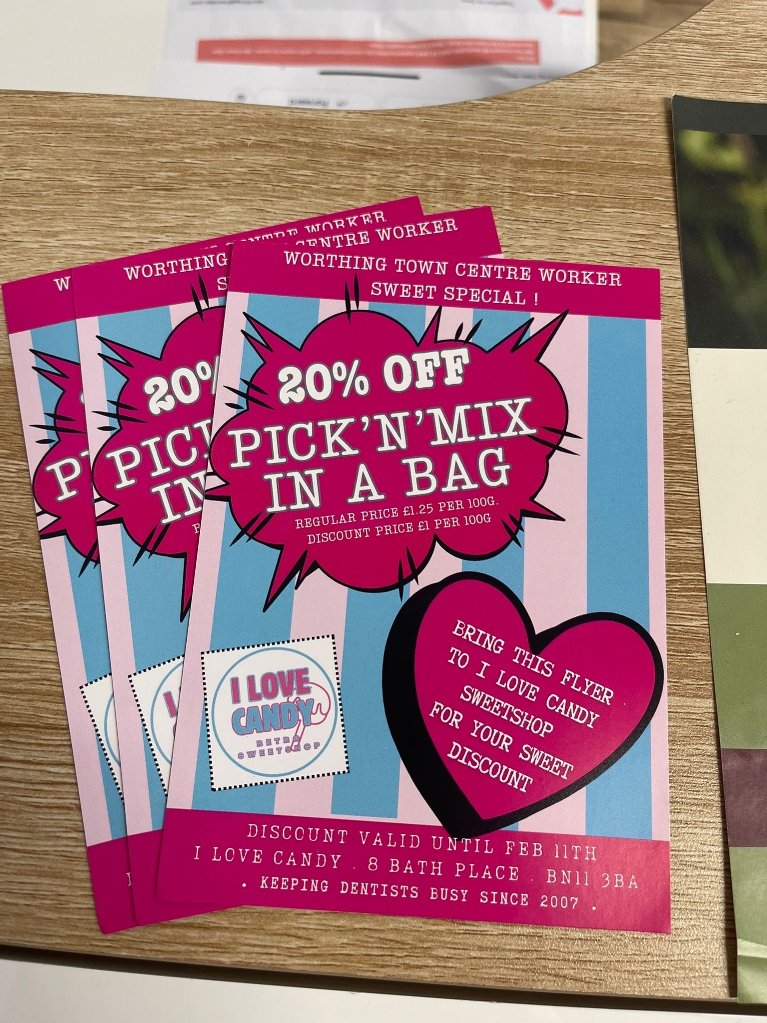 20% off pick 'n' mix in a bag - Worthing Town Centre BID